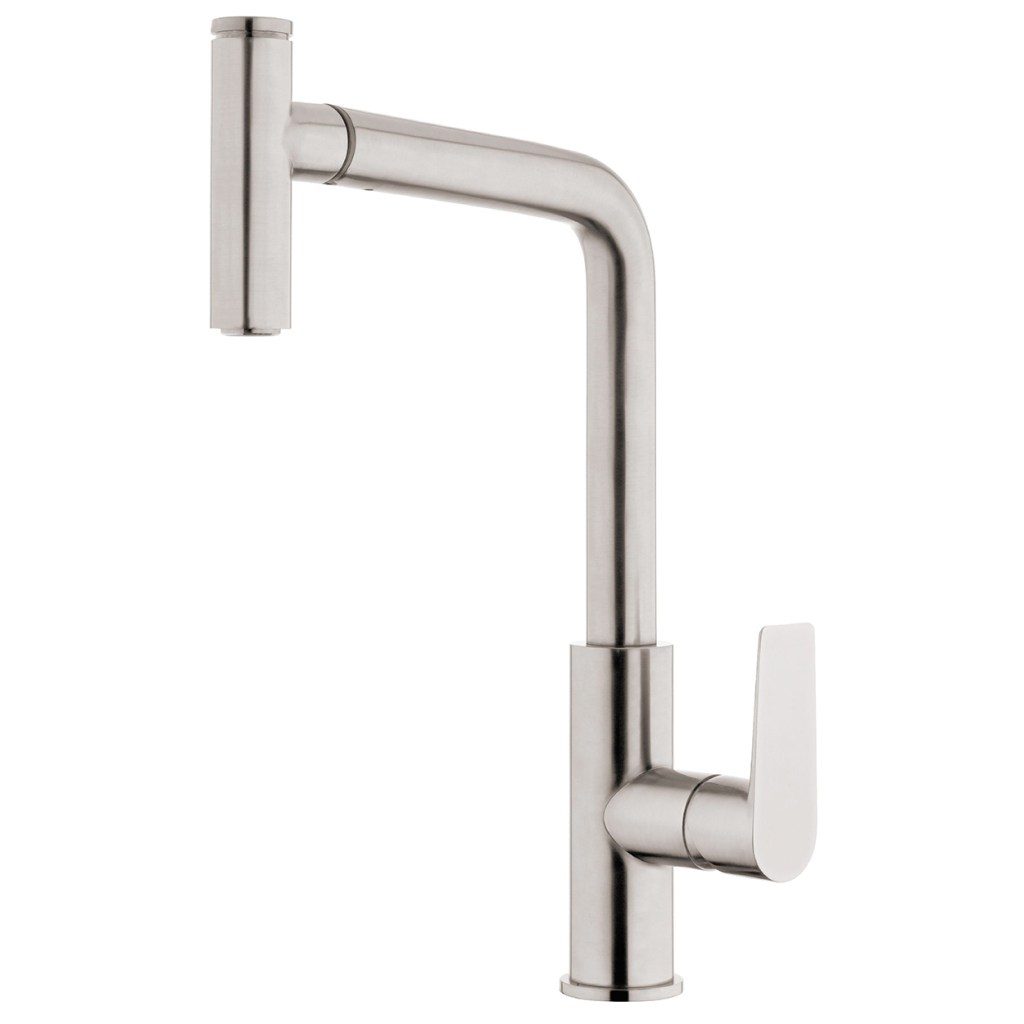 Stainless Gooseneck Minimal Sink Mixer - Cold Start | Voda Plumbingware